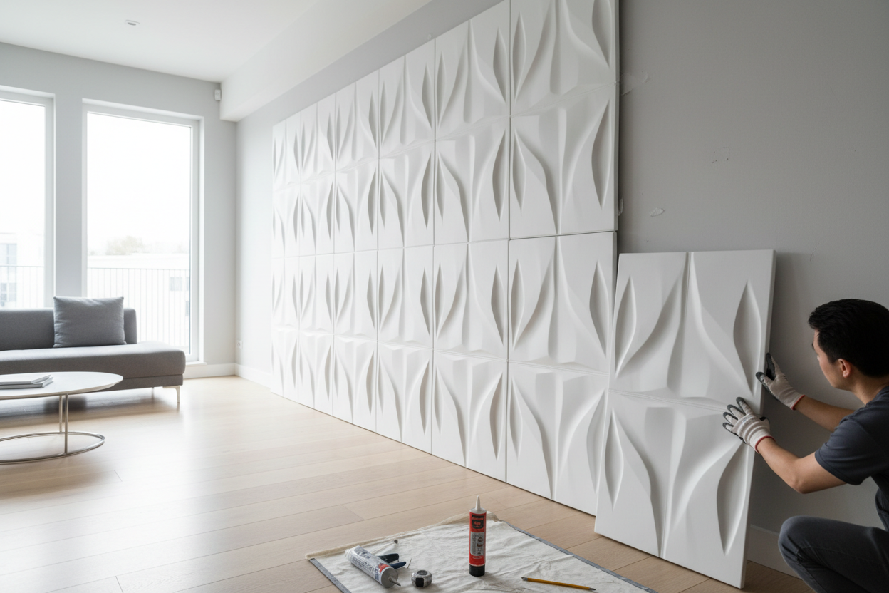 Consejos para la instalación de paneles de pared 3D – Global Decor